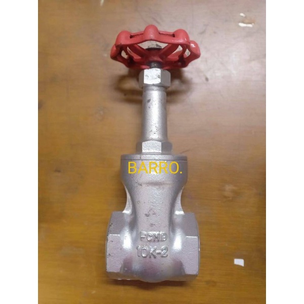 Jual Gate Valve Steam Kitz 1-1/2" 10K Drat | Shopee Indonesia