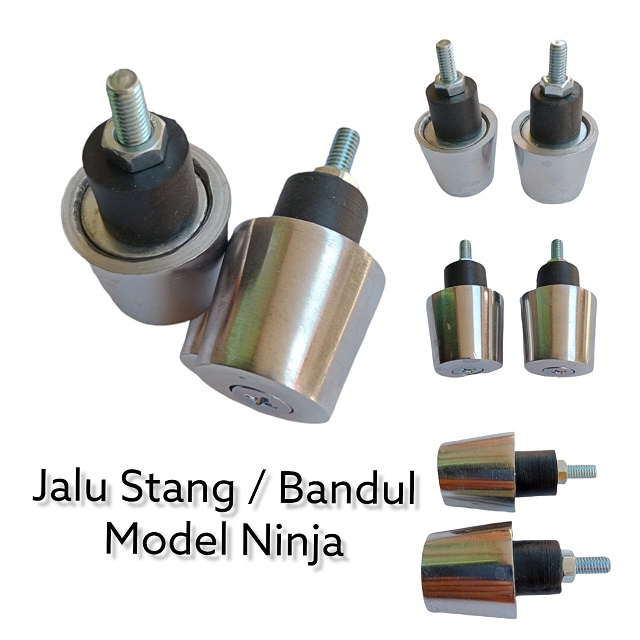 Jual JALU STANG BANDUL ALUMINIUM CHROME UNIVERSAL MODEL NINJA Jalu ...