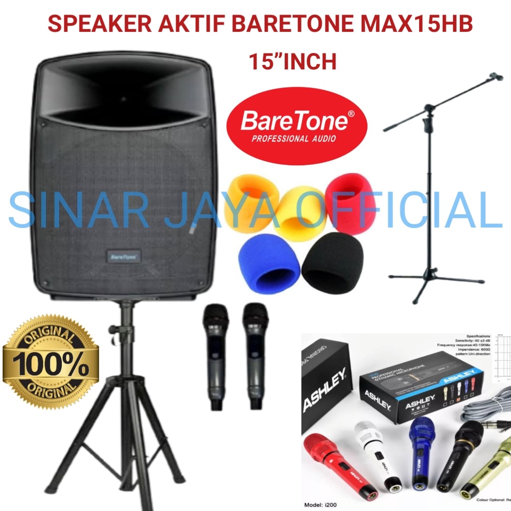 Jual speaker meeting wireless baretone max15 Hb max15hb max 15 Hb 15 ...