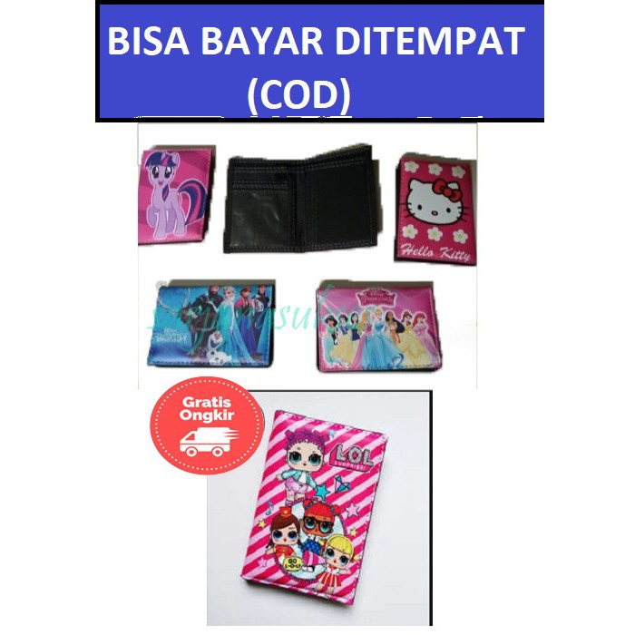 Jual Dompet Anak Perempuan karakter kartun KUDA PONNY/Princes/LOL/HELLO ...