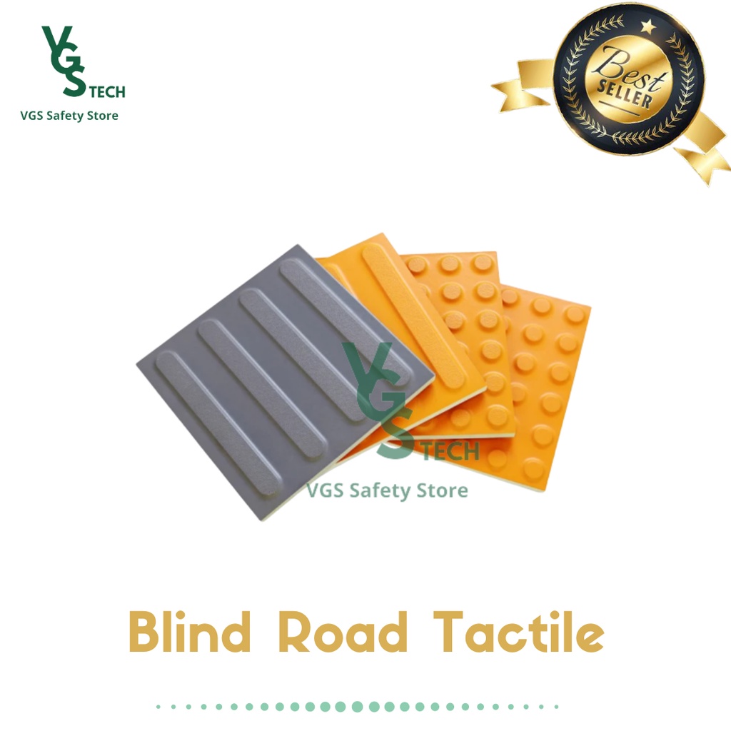 Jual Blind Road Sidewalk/Safety Rubber Tile Brick Tactile Paving ...