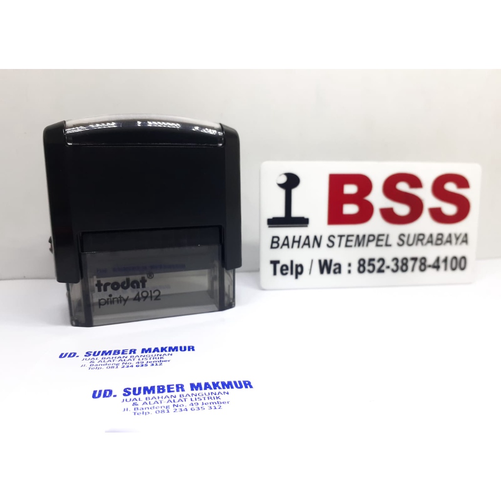 Jual Promo Stempel Trodat Murah Stempel Trodat otomatis langsung jadi ...