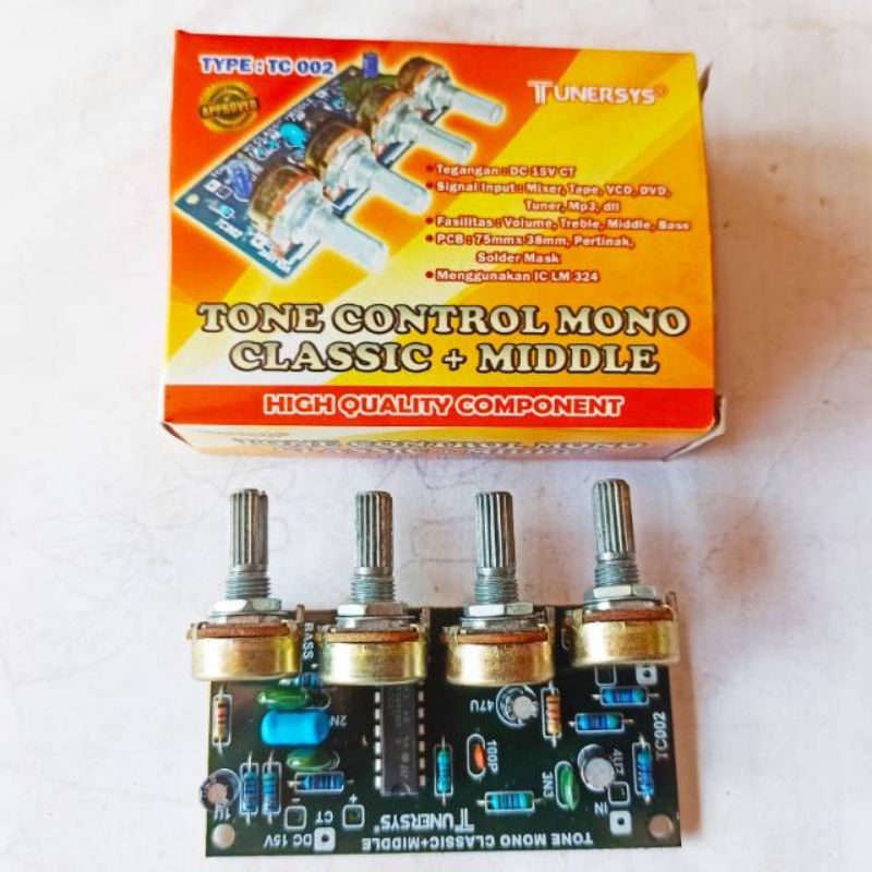 Jual Tone Control Mono Midel Middle Midle Tunersys TC 002 | Shopee ...