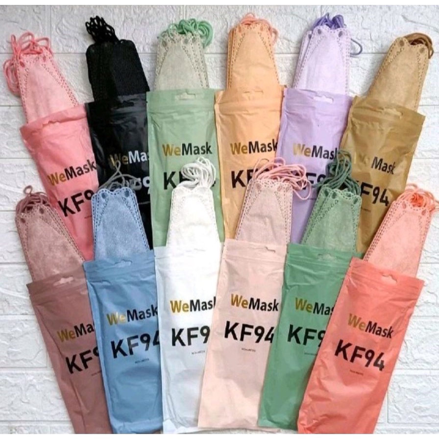 Jual MASKER KOREA PREMIUM KF94 WE MASK WEMASK / KF 94 WARNA PASTEL NUDE ...