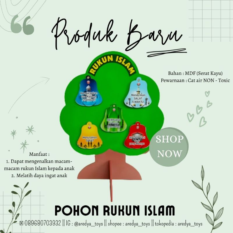 Jual POHON RUKUN ISLAM | Shopee Indonesia