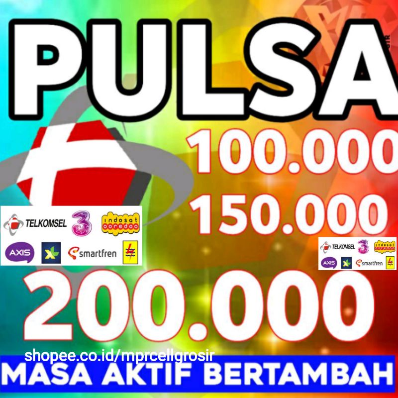 Jual Pulsa Simpati Telkomsel & ( All operator) 100k,150k dan 200k ...