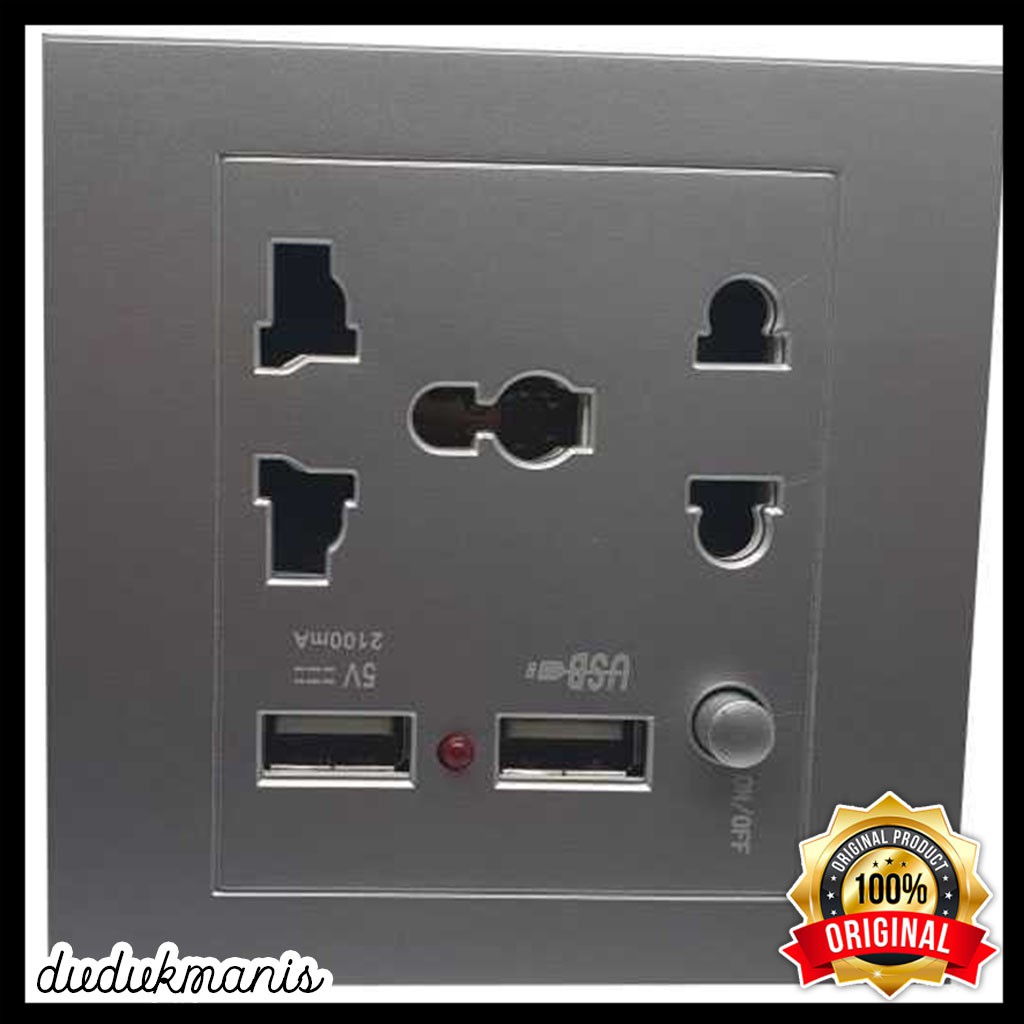 Jual Stop Kontak Colokan Listrik Dinding Universal On Off Switch PER ...
