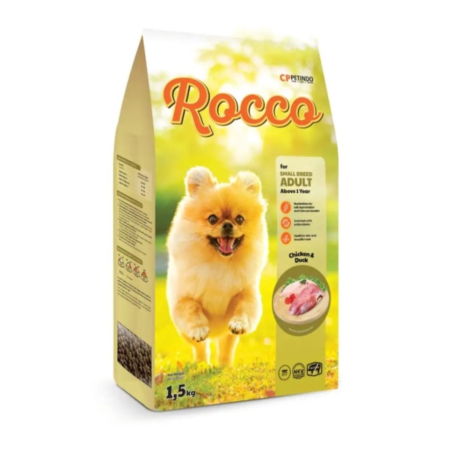 Jual makanan pakan anjing ROCCO DOG FOOD 1,5 KG adult dog puppy food ...