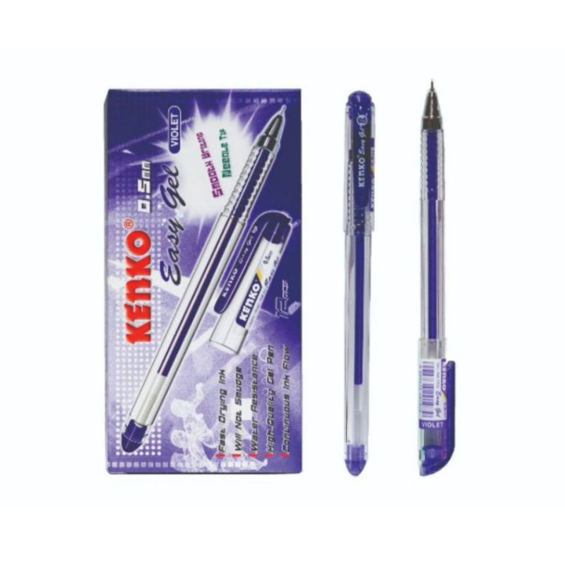 Jual Pulpen Kenko Easy Gel 0.5mm ( 1pak/12pcs ) | Shopee Indonesia