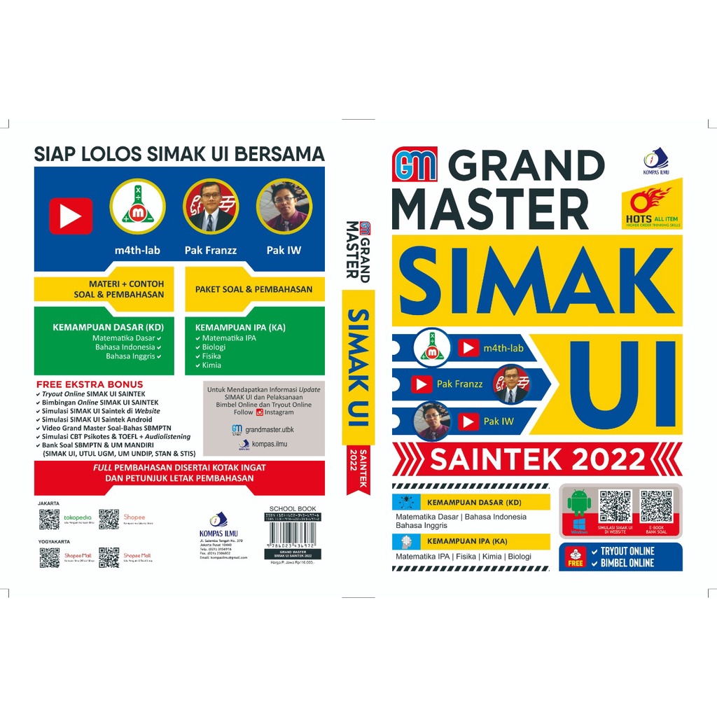 Jual Buku Simak UI Saintek Terbaru dan Terupdate 2022 | Shopee Indonesia