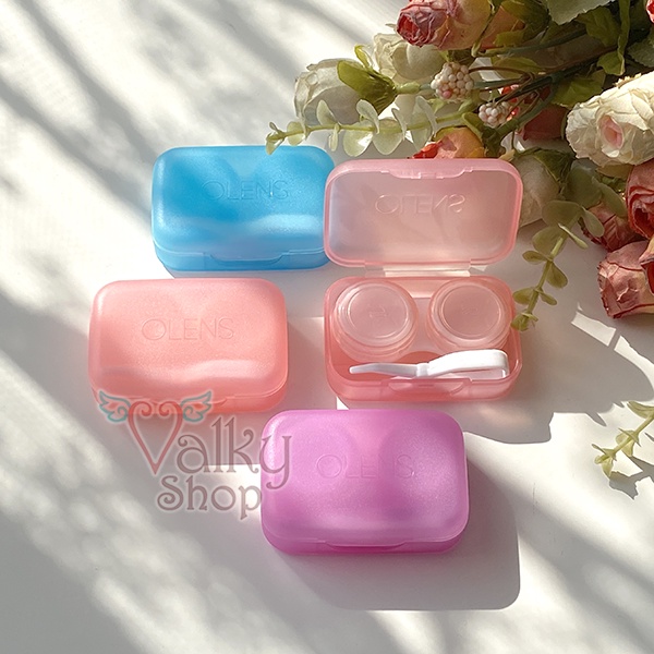 Jual OLENS Travel Kit Tempat Softlens Transparan Kotak Bening Contact ...