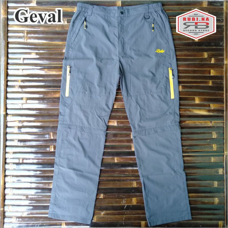Jual Celana Outdoor GEVAL Second Original | Size.34 | Shopee Indonesia