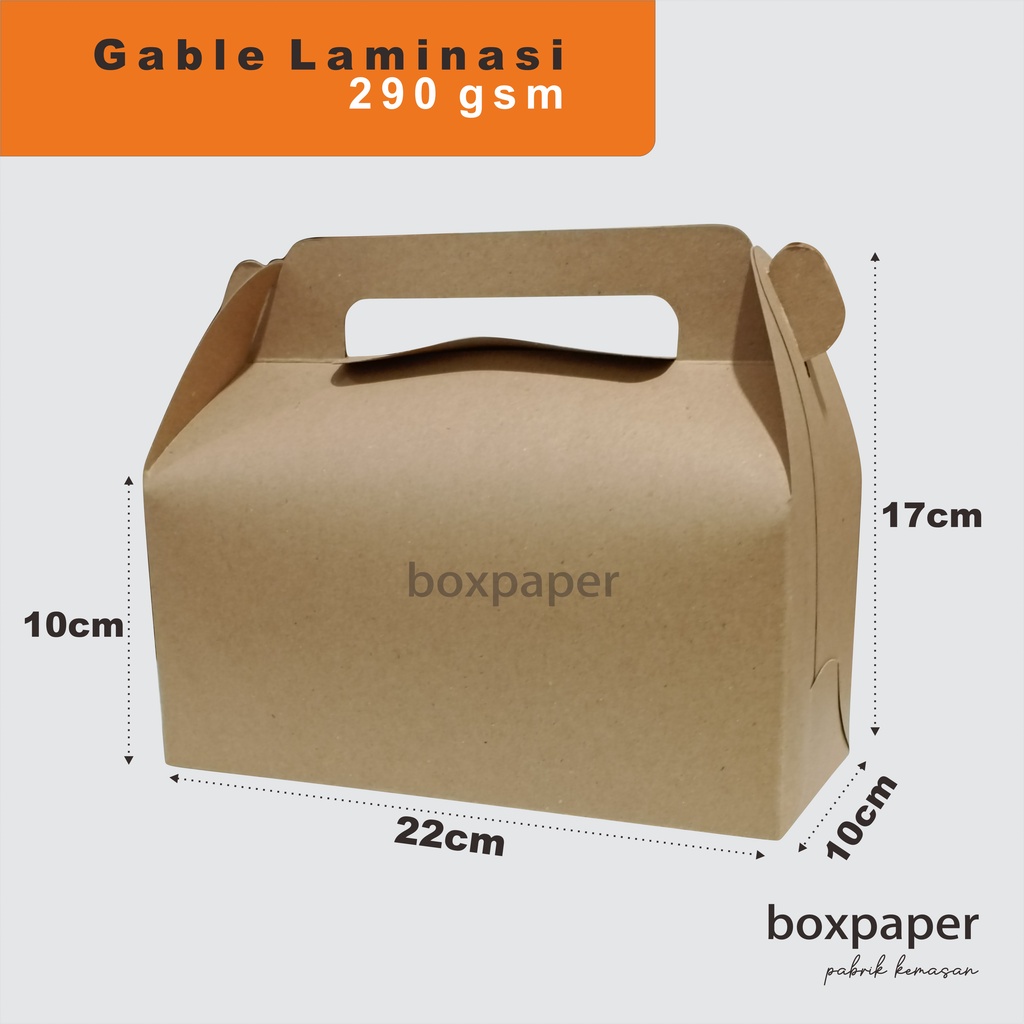 Jual Gable Box Souvenir Pernikahan Ulang Tahun Hampers Lunch Box ...