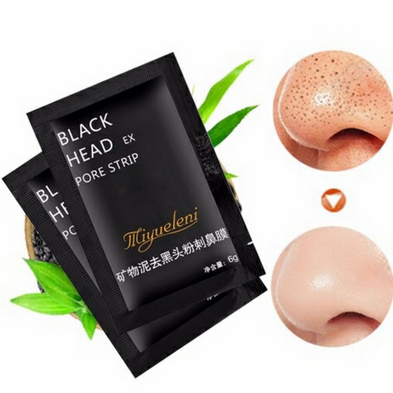 Jual [BPOM] FEALI Mineral Mud Sucking Blackhead Nasal Mask Activated ...
