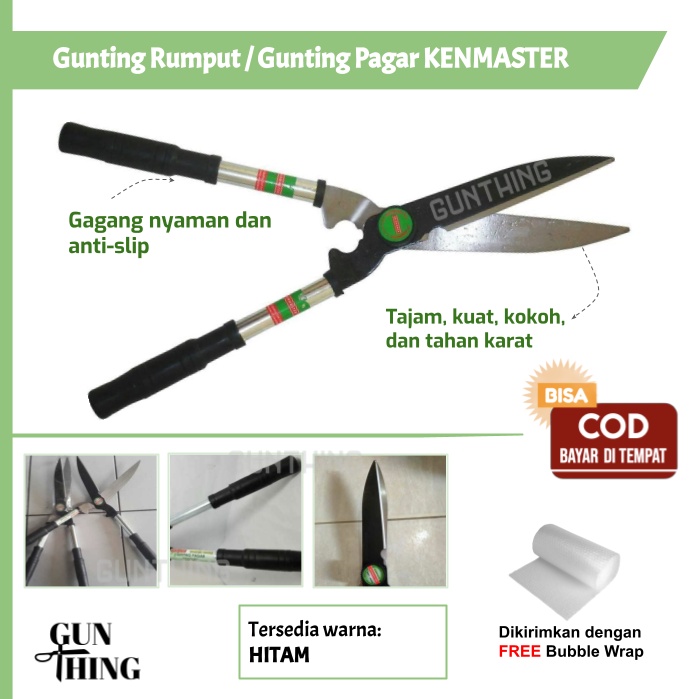 Jual Gunting Rumput / Gunting Pagar KENMASTER / Gunting Pangkas Rumput ...