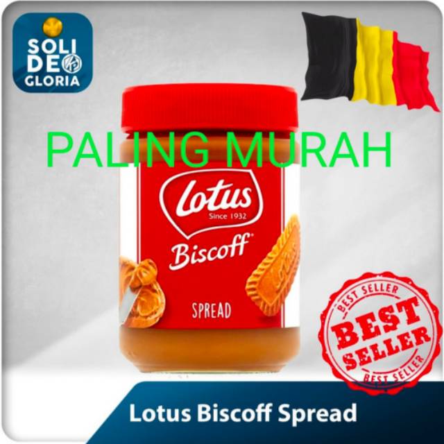 Jual Selai Lotus Biscoff Biscuit Spread Smooth Selai 400gr ( NON ...