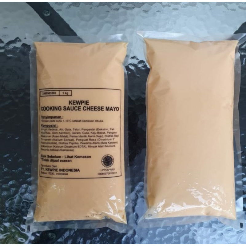 Jual Kewpie Cooking Sauce Cheese Mayo / Saus Mayonaise Keju 1 Kg Saus ...