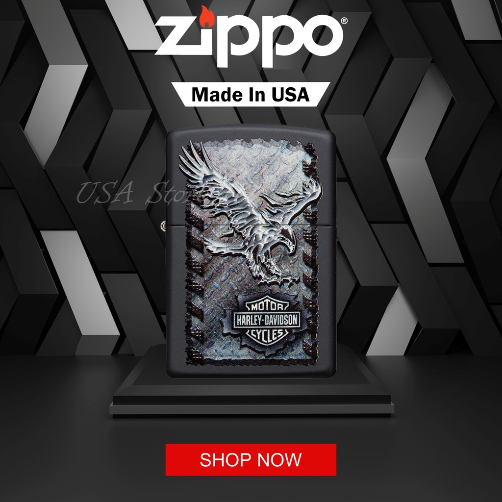 Jual Zippo Harley Davidson 28485 Original Made In USA Garansi Resmi ...