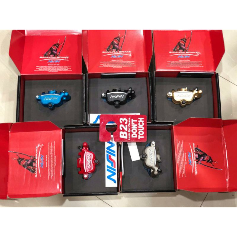 Jual Kaliper nissin samurai 2p kanan tanpa breket untuk yg mau costum sesuai piringan shock ...