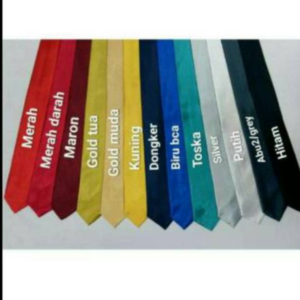 Jual Dasi Satin Slim 2 Inchi Untuk Dewasa 5cm Panjang 145 cm Premium ...