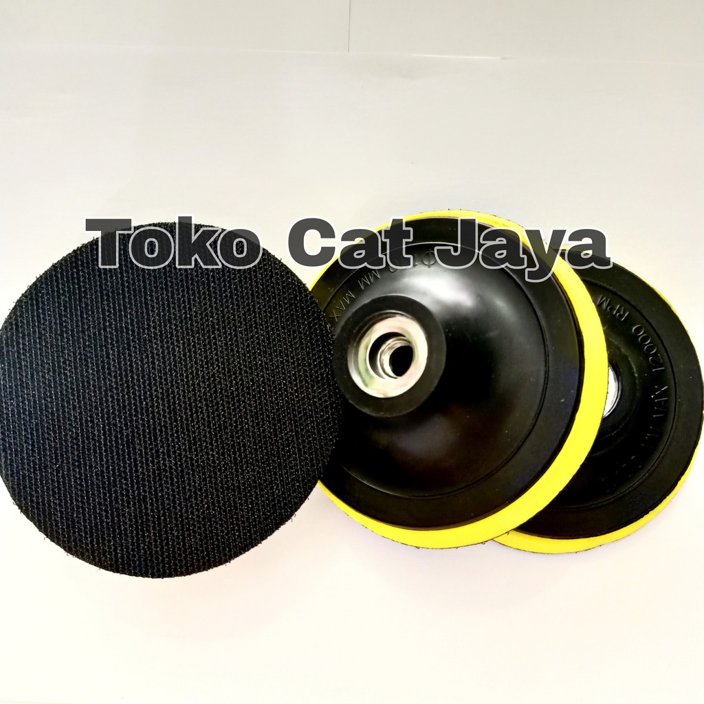 Jual TATAKAN AMPLAS BULAT / Rubber Pad 4 inch untuk Amplas | Shopee ...