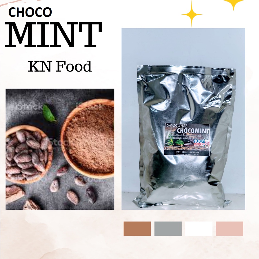 Jual Powder Bubble Drink Rasa Choco Mint 1kg - Powder Coklat Mint ...
