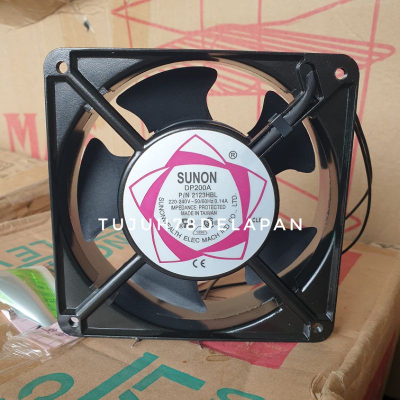 Jual Fan Sunon DP200A P/N 2123HBL 12cm 220v | Shopee Indonesia