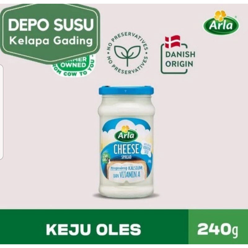Jual Promo keju Arla cheese spread cream cheese olesan krim selai ...