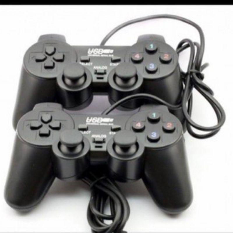 Jual PC JOYSTICK USB CONTROLLERS DOUBLE GEAR | Shopee Indonesia