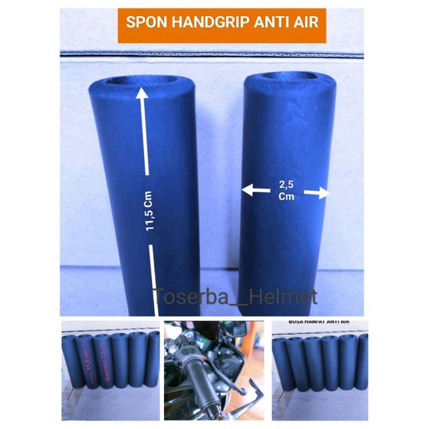 Jual busa handgrip stang/busa spon racing/busa spon handgrip anti air ...