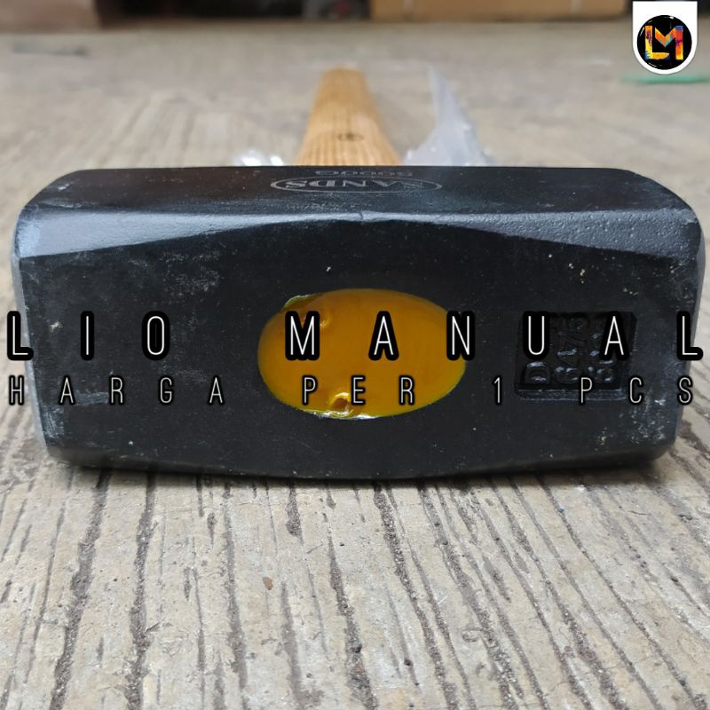 Jual palu batu 10 lb bodem gagang kayu 5 kg | Shopee Indonesia