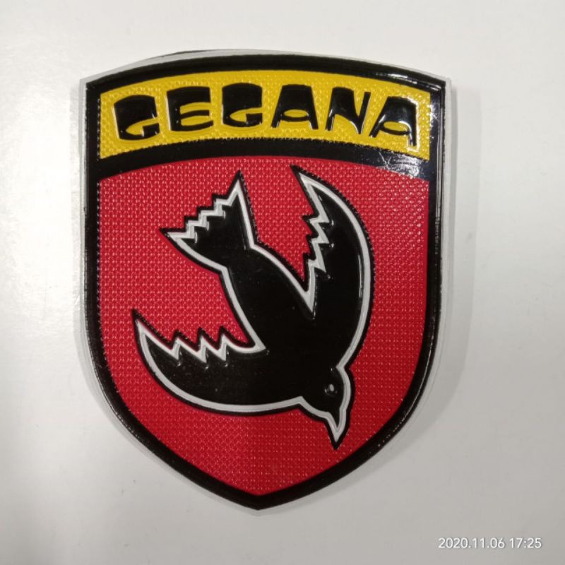 Jual Stiker Embos Gegana | Stiker GEGANA timbul | Stiker gegana brimob ...