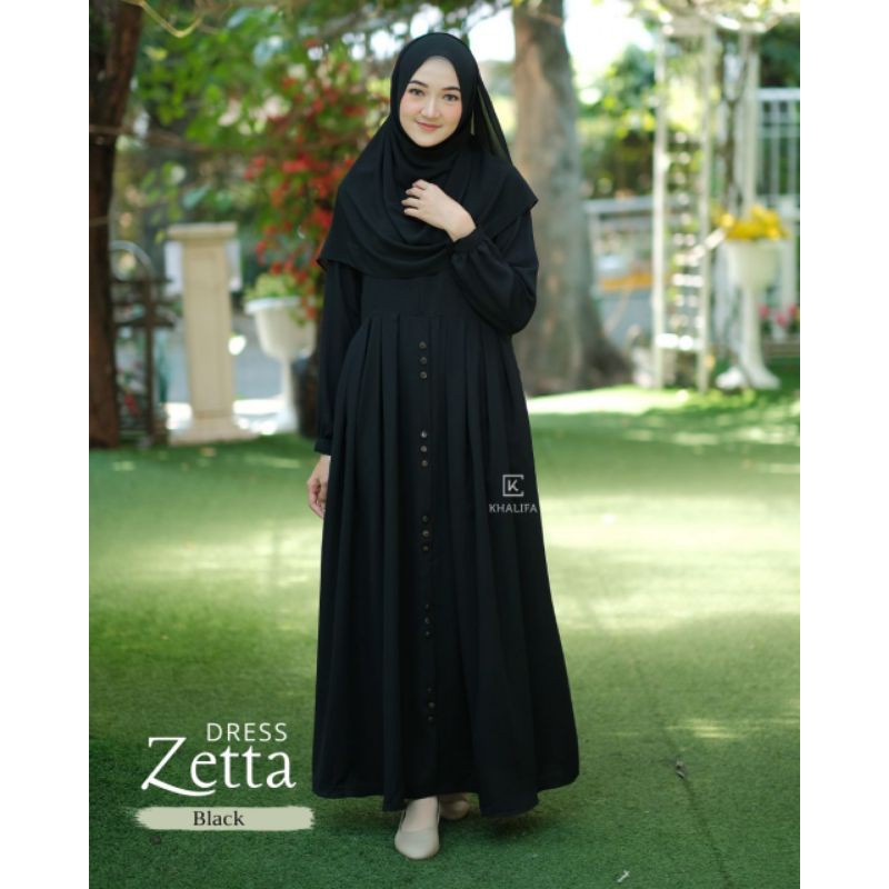 Jual Gamis Polos Premium Warna Hitam Gamis Syari Wanita Remaja Gamis ...