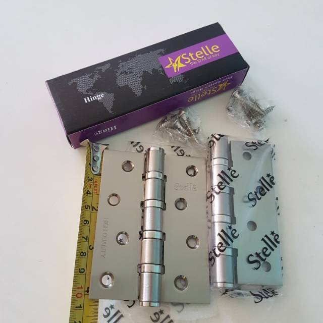Jual engsel pintu merk stelle 4 inch | Shopee Indonesia