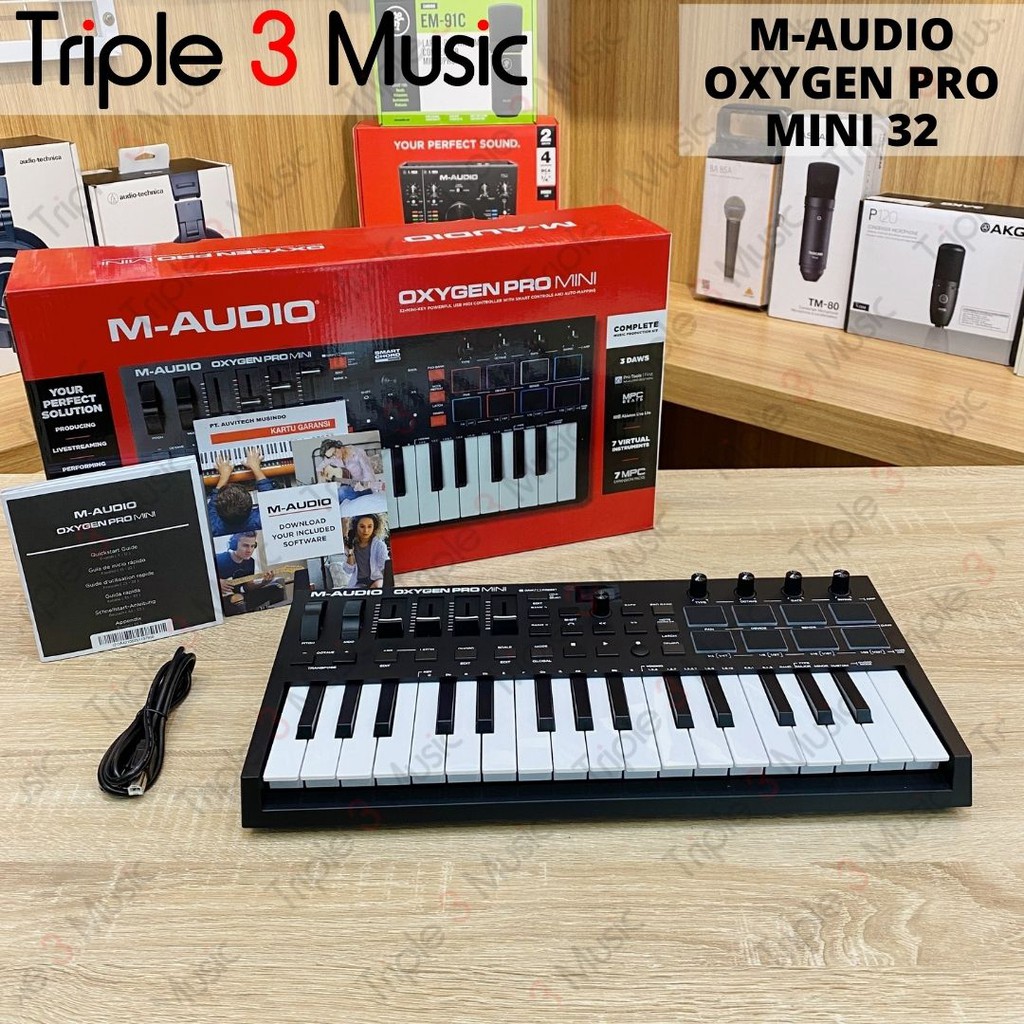 Jual M-Audio Oxygen Pro Mini 32 Midi Controller 32 keys | Shopee Indonesia