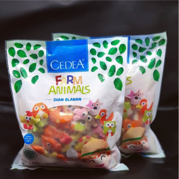 Jual Cedea Farm Animals Olahan Ikan Warna Warni Lucu kemasan 500 gr ...