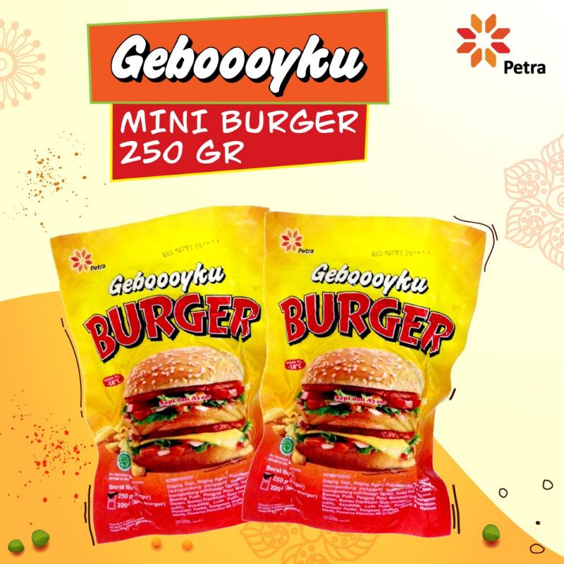 Jual daging burger ham burger geboyku 280g | Shopee Indonesia