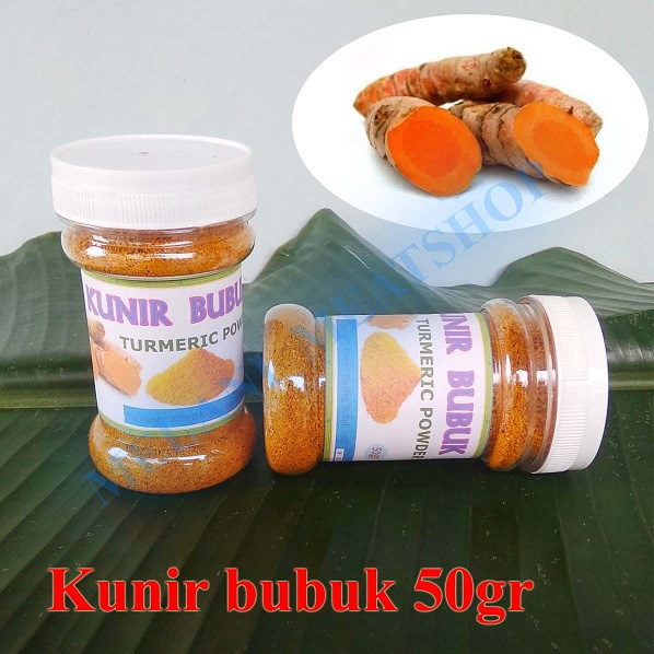 Jual Kunir Bubuk Rempah Bumbu 50gr Turmeric Powder Kemasan Botol 50 gr ...