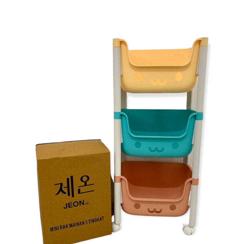 Jual MINI RAK MAINAN SUSUN 3 / RAK SUSUN 3 JEON / RAK SMILE 3 SUSUN ...
