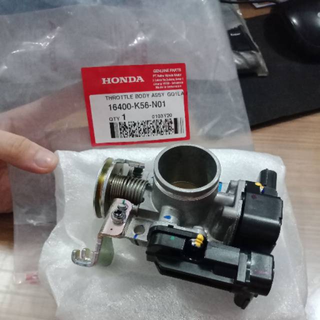 Jual THROTTLE THROTLE BODY ASSY K56 CB CBR 150 R LED SONIC SUPRA GTR 150 ORIGINAL ORI AHM 16400 ...