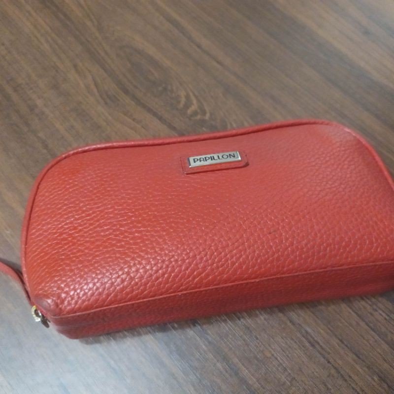 Jual Dompet Papillon Merah Preloved / bekas / second | Shopee Indonesia