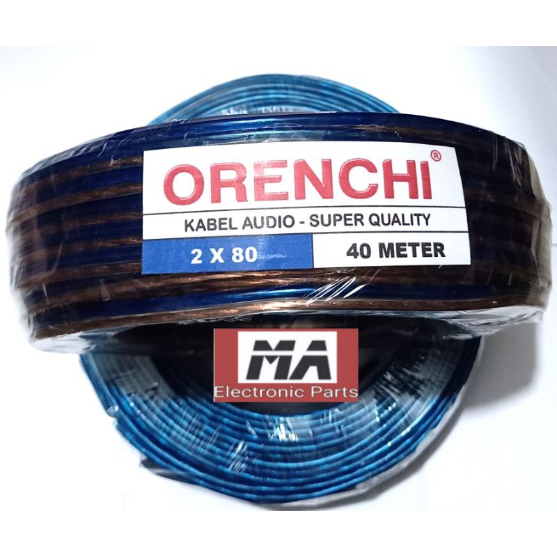 Jual Kabel speaker/Kabel audio 2x80 (Per Roll) | Shopee Indonesia