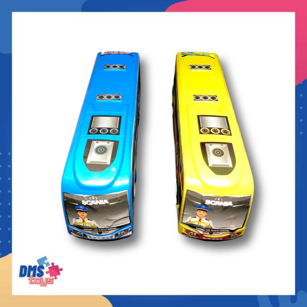 Jual Mainan Mobil Bus Antar Kota Scania City Bus DMS.TOYS | Shopee ...