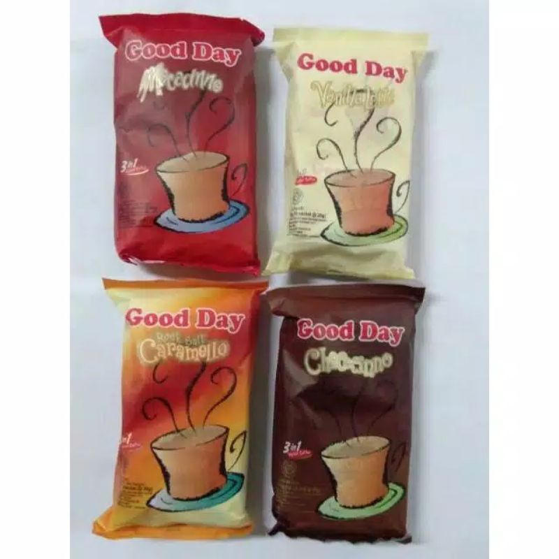 Jual KOPI GOOD DAY 3 IN 1 SACHET isi 10 Sachet | Shopee Indonesia