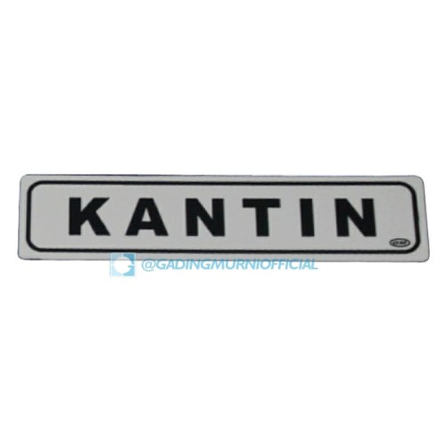 Jual GM label acrylic akrilik kantin | Shopee Indonesia