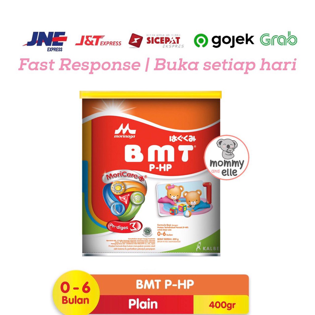 Jual Morinaga BMT P-HP 400 gram (susu formula bayi alergi) | Shopee Indonesia
