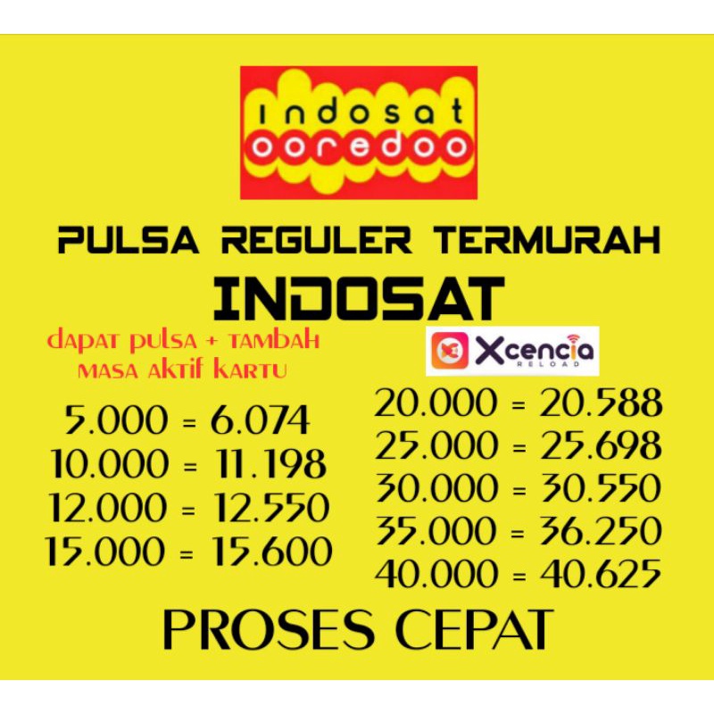 Jual PULSA INDOSAT MURAH | M3 | IM3 | MENTARI 5000 10.000 12.000 15.000 ...