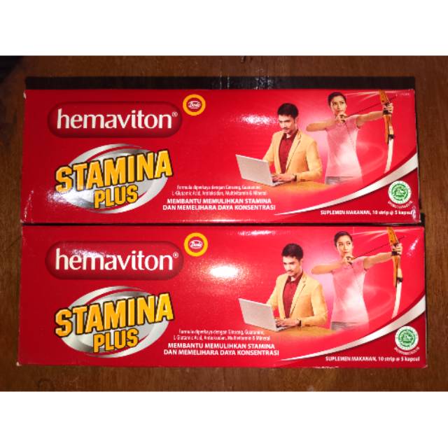 Jual HEMAVITON STAMINA PLUS 10 STRIPS | Shopee Indonesia