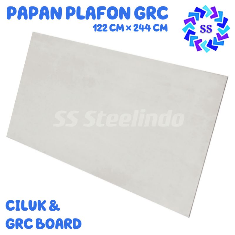 Jual PAPAN PLAFON GRC BOARD (ASLI) 4MM DAN CILUK BOARD (BIASA) 4MM ...