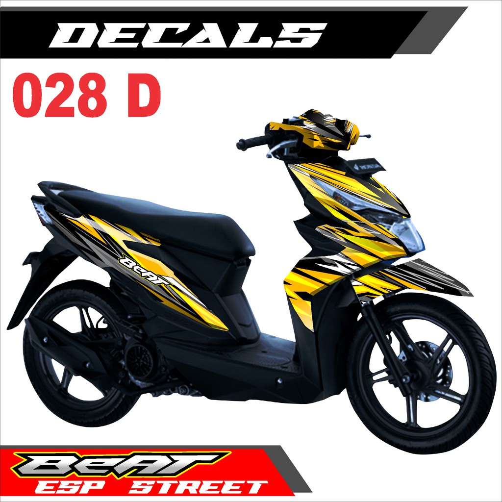 Jual Decal Sticker Beat Street Esp- Dekal Stiker Fullbody BEAT STREET ...